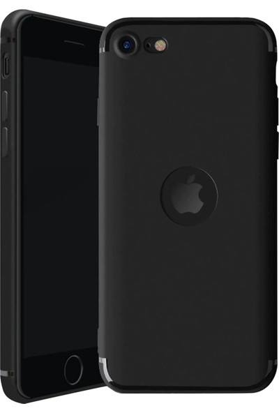 CepStok Apple iPhone Se 2020 Kılıf Ultra Ince Slim Şarj Girişi Tıpalı Siyah Silikon CepStok Apple iPhone Se 2020 Kılıf Ultra Ince Slim Şarj Girişi Tıpalı Siyah Silikon