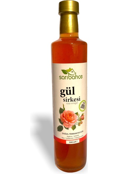 Gül Sirkesi Doğal Fermente 500 ml