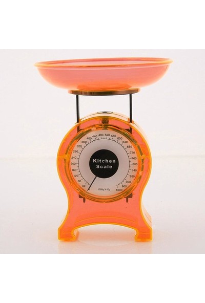 Mastek Kefeli Hassas Mutfak Terazisi 1 kg - Turuncu