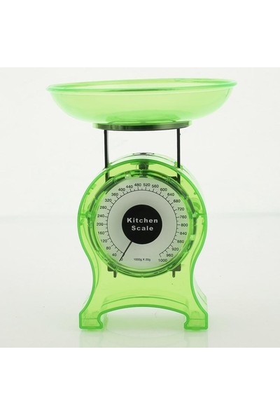 Mastek Kefeli Hassas Mutfak Terazisi 1 kg - Yeşil