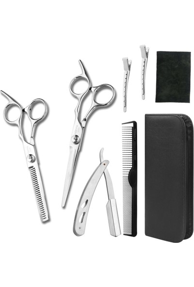 Easy Shopp 8 Adet Saç Makas 6 Inç Kuaför Kuaförlük Kesme Profesyonel Kesme Paslanmaz Çelik Inceltme Makas Berber Salon Seti (Yurt Dışından) Easy Shopp 8 Adet Saç Makas 6 Inç Kuaför Kuaförlük Kesme Profesyonel Kesme Paslanmaz Çelik Inceltme Makas Berber Salon Seti (Yurt Dışından)