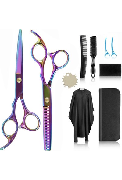 Easy Shopp 10 Adet Profesyonel Kuaförlük Makas Seti Saç Kesme Makası Kuaför Salonu Kuaför Aracı (Yurt Dışından) Easy Shopp 10 Adet Profesyonel Kuaförlük Makas Seti Saç Kesme Makası Kuaför Salonu Kuaför Aracı (Yurt Dışından)