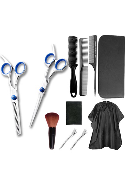 Easy Shopp 11 Adet Profesyonel Kuaförlük Makas Seti Saç Kesme Makas Kuaför Salonu Kuaför Aracı (Yurt Dışından) Easy Shopp 11 Adet Profesyonel Kuaförlük Makas Seti Saç Kesme Makas Kuaför Salonu Kuaför Aracı (Yurt Dışından)