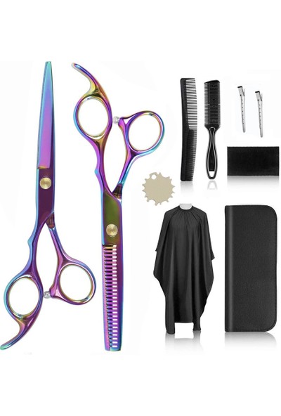 Easy Shopp 10 Adet Profesyonel Kuaförlük Makas Seti Saç Kesme Makası Kuaför Salonu Kuaför Aracı (Yurt Dışından) Easy Shopp 10 Adet Profesyonel Kuaförlük Makas Seti Saç Kesme Makası Kuaför Salonu Kuaför Aracı (Yurt Dışından)