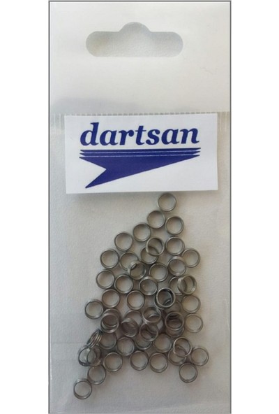 Dartsan 50 Adet Dart Shaft (Şaft) Halkası. Dartsan Marka.stem Spring Rings.