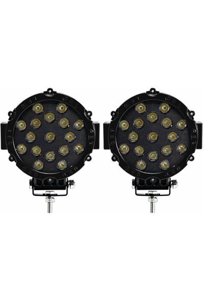Team Car 2'li Off Road Sis Lambası 16 cm Yuvarlak 17 Led Siyah Team Car 2'li Off Road Sis Lambası 16 cm Yuvarlak 17 Led Siyah