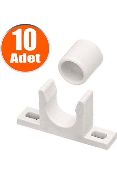 BADEM10 Mobilya Dolap Kapak Plastik Çıt Çıt Beyaz (10 Adet) BADEM10 Mobilya Dolap Kapak Plastik Çıt Çıt Beyaz (10 Adet)