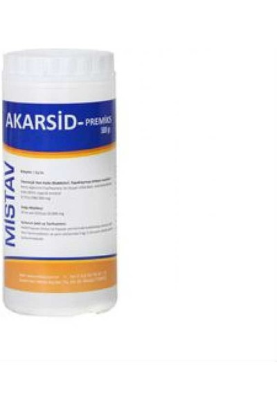 akarsid Toz Bit Ilacı 500 Gram
