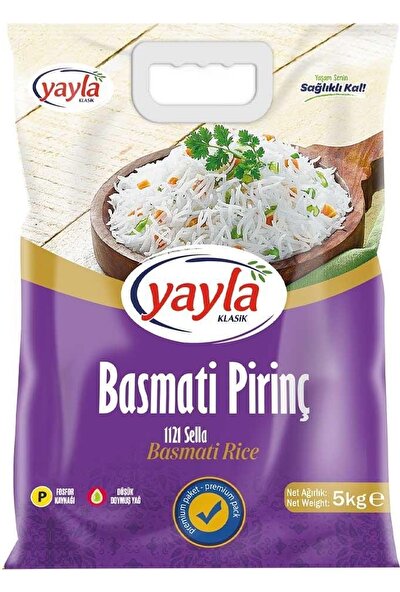 Yayla Basmati Pirinç 1121 Sella 5 kg Yayla Basmati Pirinç 1121 Sella 5 kg