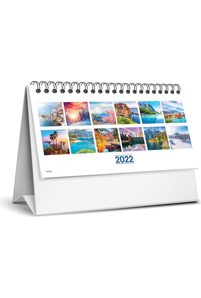 Keskin Color Karton Üçken Masa Takvimi Manzaralar 2022 Keskin Color Karton Üçken Masa Takvimi Manzaralar 2022