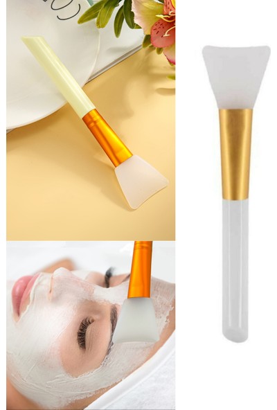 Yayke Yüz Maskesi Sürme & Soyma Aparatı,plastik Uçlu Maske Fırçası