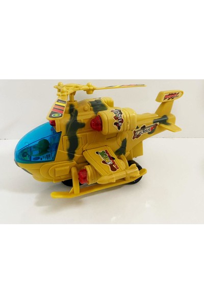 Kardelen Işıklı ve Sesli Askeri Oyuncak Helikopter
