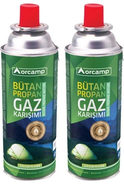 Orcamp Orgaz Kamp Kartuş Tüp 227 gr 2'li Paket - KTS227