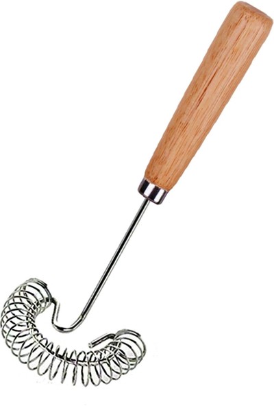 Maomao Ahşap Saplı Yaylı Yumurta Sos Yoğurt Karıştırıcı Çırpıcı Maomao Ahşap Saplı Yaylı Yumurta Sos Yoğurt Karıştırıcı Çırpıcı