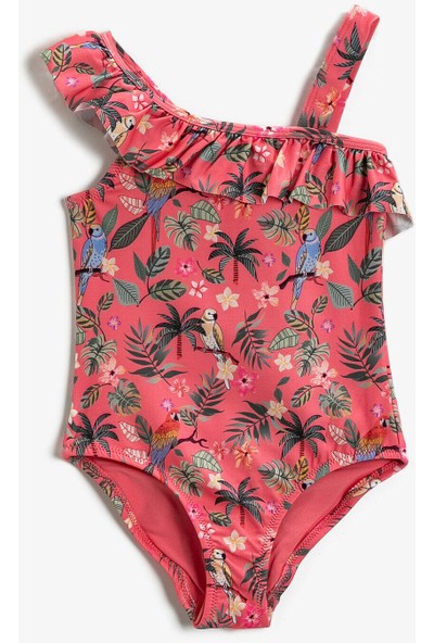 Koton Fırfır Detaylı Mayo Baskılı