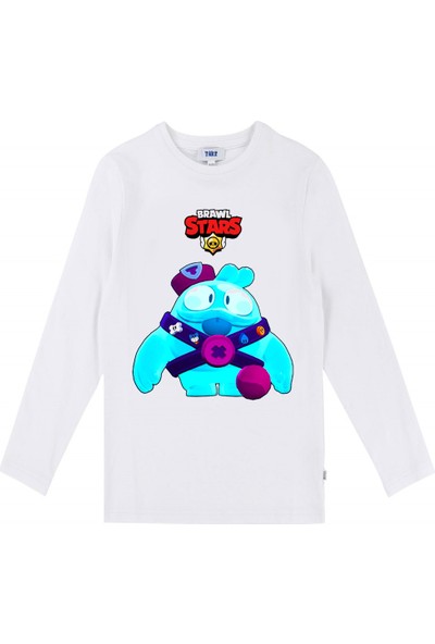 TakeTshirt Brawl Stars Squeak Uzun Kollu Çocuk Tişört TakeTshirt Brawl Stars Squeak Uzun Kollu Çocuk Tişört