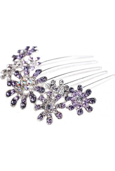 Pasifix Yapay Elmas Gömülü Firkete Mor (Yurt Dışından)