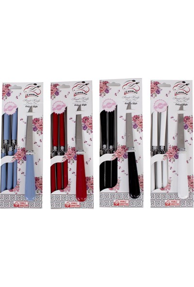 Cooker Meyve Bıçağı 6 Lı Renkli Lüx CKR2650 1374 Cooker Meyve Bıçağı 6 Lı Renkli Lüx CKR2650 1374