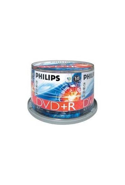 Philips DVD(+R) 4,7GB 16X 50'li Cakebox Philips DVD(+R) 4,7GB 16X 50'li Cakebox