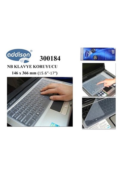 Addison 300184 15.6`-17` Notebook Klavye Koru Addison 300184 15.6`-17` Notebook Klavye Koru