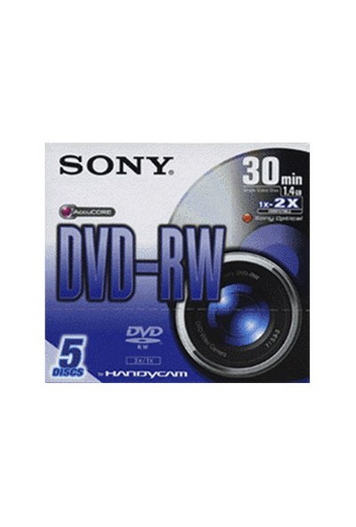 Sony 5Dmw30s2 30Dk 8Cm Dvd-Rw 5'Li Paket