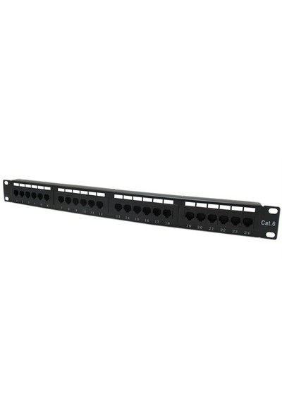 Codegen CAT6 1u 24 Port Modüler Dolu Patch Panel COD624 Codegen CAT6 1u 24 Port Modüler Dolu Patch Panel COD624