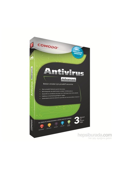 Comodo Antıvırus Advanced 3 Kullanıcı Comodo Antıvırus Advanced 3 Kullanıcı
