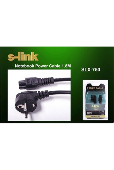 S-Link Slx-750 1.8M Notebook Power Kablo