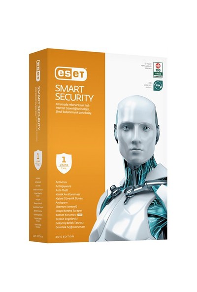 Eset Smart Security V.8.0 1 Kullanıcı 1 Yıl