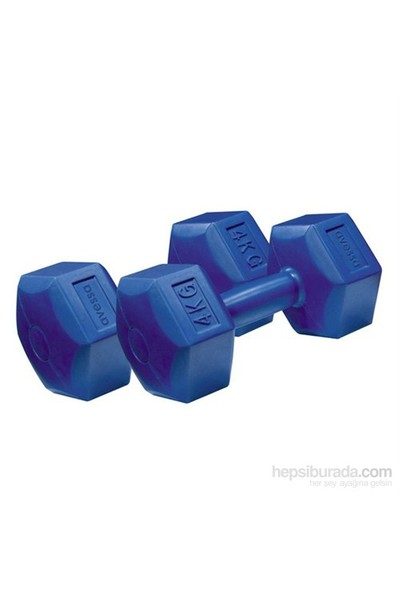 Avessa 4 Kilo Plastik Köşeli Dambıl