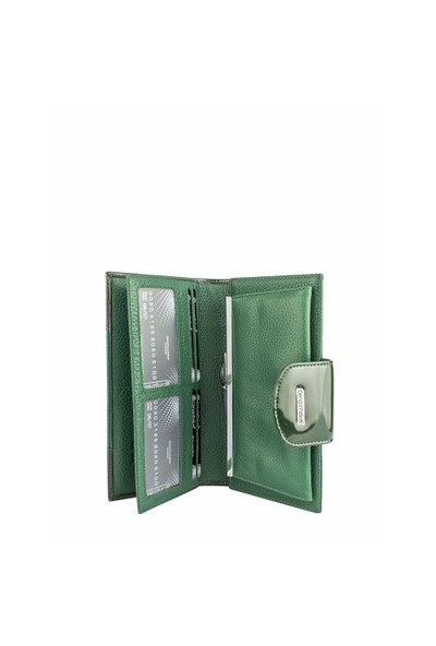 Cengiz Pakel Bayan Cüzdan Rugan Yeşil 65110 Cengiz Pakel Bayan Cüzdan Rugan Yeşil 65110