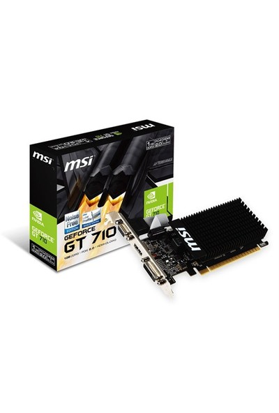 MSI NVIDIA GeForce GT 710 1GD3H LP 1GB 64 bit DDR3 DX(12) PCI-E 3.0 Ekran Kartı (GT 710 1GD3H LP) MSI NVIDIA GeForce GT 710 1GD3H LP 1GB 64 bit DDR3 DX(12) PCI-E 3.0 Ekran Kartı (GT 710 1GD3H LP)