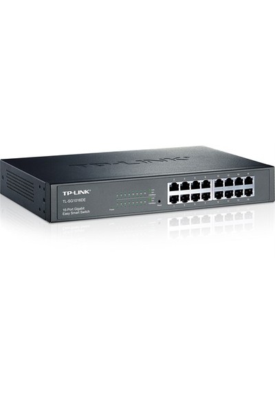 TP-LINK TL-SG1016DE 16-Port 10/100/1000Mbps %40 Enerji Tasarruflu Ağ Görüntüleme/Önceliklendirme/VLAN Akıllı Gigabit Switch TP-LINK TL-SG1016DE 16-Port 10/100/1000Mbps %40 Enerji Tasarruflu Ağ Görüntüleme/Önceliklendirme/VLAN Akıllı Gigabit Switch