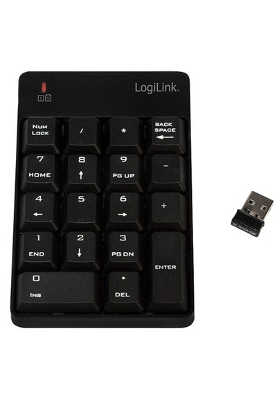 LogiLink ID0120 18 Tuşlu Kablosuz Nümerik Key Pad (Tuş Takımı) LogiLink ID0120 18 Tuşlu Kablosuz Nümerik Key Pad (Tuş Takımı)
