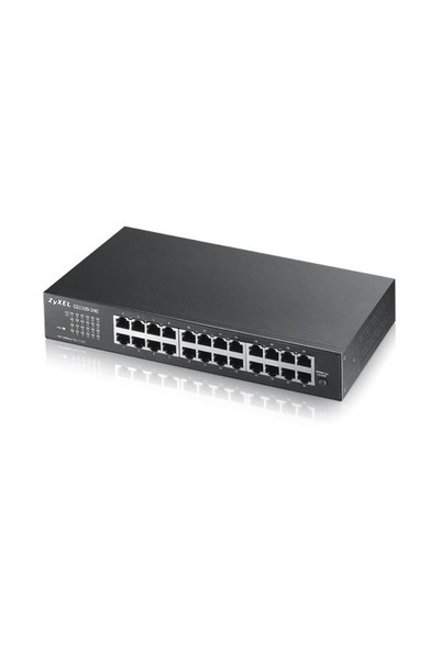Zyxel GS1100-24E 24-Port 10/100/1000Mbps Tak-Kullan Port-Önceliklendirme Destekli Yönetilemeyen Gigabit Switch Zyxel GS1100-24E 24-Port 10/100/1000Mbps Tak-Kullan Port-Önceliklendirme Destekli Yönetilemeyen Gigabit Switch