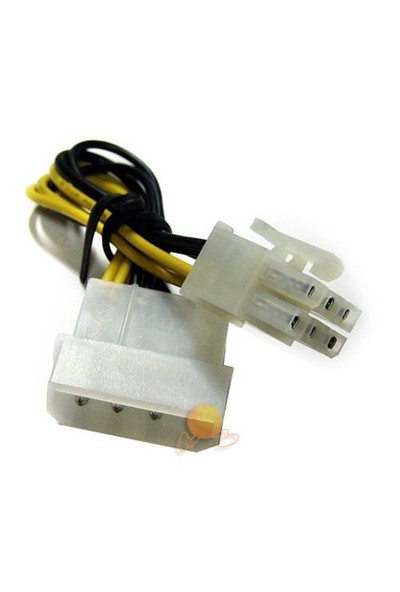 Akasa 6-PIN PCI-E Güç Dönüştürücü Kablo Akasa 6-PIN PCI-E Güç Dönüştürücü Kablo