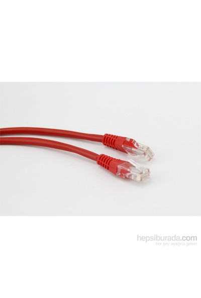 Vcom Np611-R-3Mt Cat6 Kırmızı Utp Patch Kablo Vcom Np611-R-3Mt Cat6 Kırmızı Utp Patch Kablo