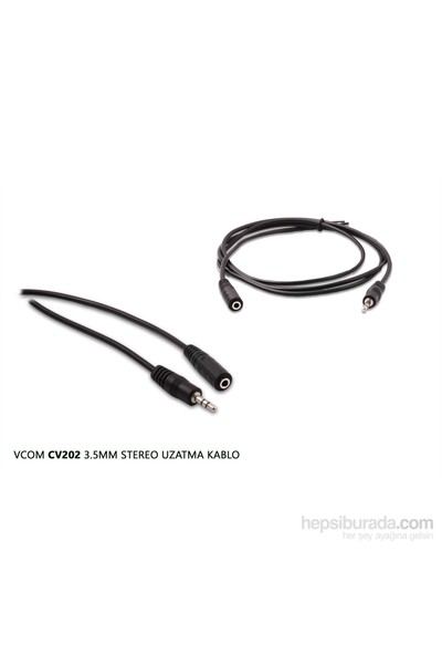 Vcom Cv202 3.5Mm 3Mt Stereo Uzatma Kablo Vcom Cv202 3.5Mm 3Mt Stereo Uzatma Kablo