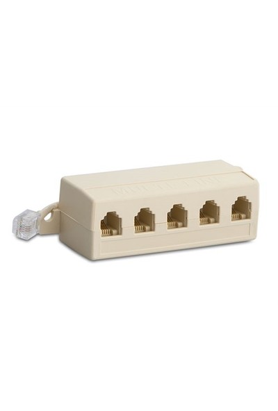 S-Link Sl-6P51 Rj11 5*F To 1*M Çoklayıcı S-Link Sl-6P51 Rj11 5*F To 1*M Çoklayıcı