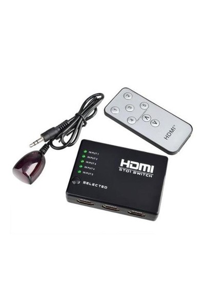 S-Line Hdmı Switch 5X1 3D Çoklayıcı S-Line Hdmı Switch 5X1 3D Çoklayıcı