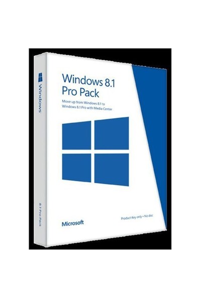 Microsoft 5Vr-00176 Mıcrosoft Wın 8.1 Pro Pack 32/64B Tr Win 8.1 Den Win 8.1 Pro Upg