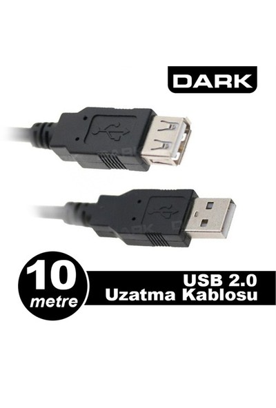 Dark USB 2.0 10m Uzatma Kablosu (DK-CB-USB2EXTL1000)