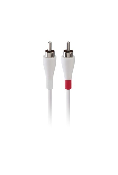 Belkin BLK-F8Z361ea06 Beyaz iPhone ve iPod To 3 RCA Çevirici Kablo