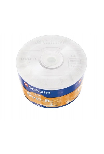 Verbatim Dvd-R Azo 16X 50'li Spindle 43791 Verbatim Dvd-R Azo 16X 50'li Spindle 43791