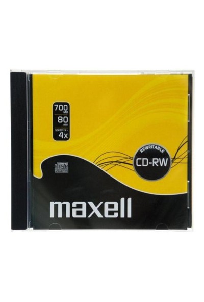 Maxell 12X 700MB Tek Kutu CD-RW (High Speed) Maxell 12X 700MB Tek Kutu CD-RW (High Speed)