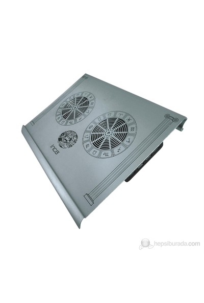 Inca INC-354BX Aluminyum Özel Dizayn Süper Sessiz 2x70 mm Çift Fan USB HUB 7”-17” Notebook Soğutucu