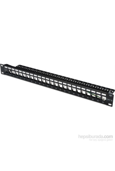 Dıgıtus Dn-91411 24 Port Zırhlı 1U Boş Patch Panel Dıgıtus Dn-91411 24 Port Zırhlı 1U Boş Patch Panel