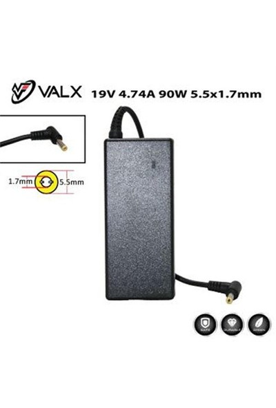 Valx La-19057 19V 4.74A 90W Notebook Adaptör Valx La-19057 19V 4.74A 90W Notebook Adaptör