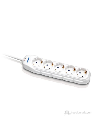 Philips SPN1051B/10 5'li 3m Beyaz Priz