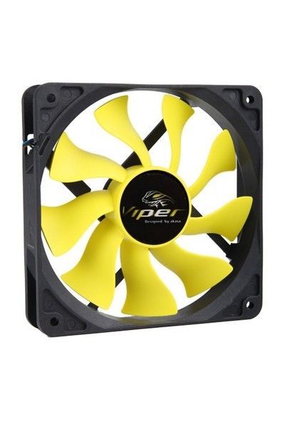 Akasa Viper 12cm S-Flow Yüksek Performanslı Sessiz Kasa Fanı (AK-FN059) Akasa Viper 12cm S-Flow Yüksek Performanslı Sessiz Kasa Fanı (AK-FN059)